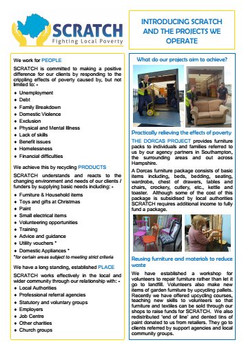 Southampton City And Region Action To Combat Hardship - Home - SCRATCH